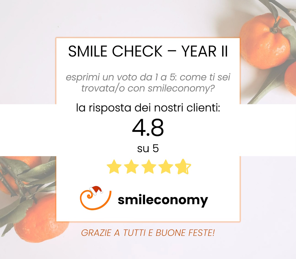 Buone feste & Smile check Year II ! - smileconomy
